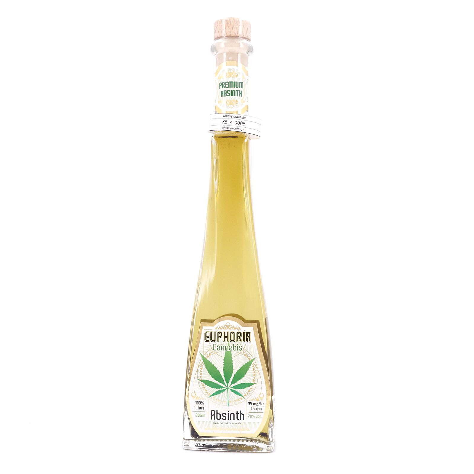 Euphoria 80 Absinth Kleinflasche 0,20 Liter/ 80.0% vol
