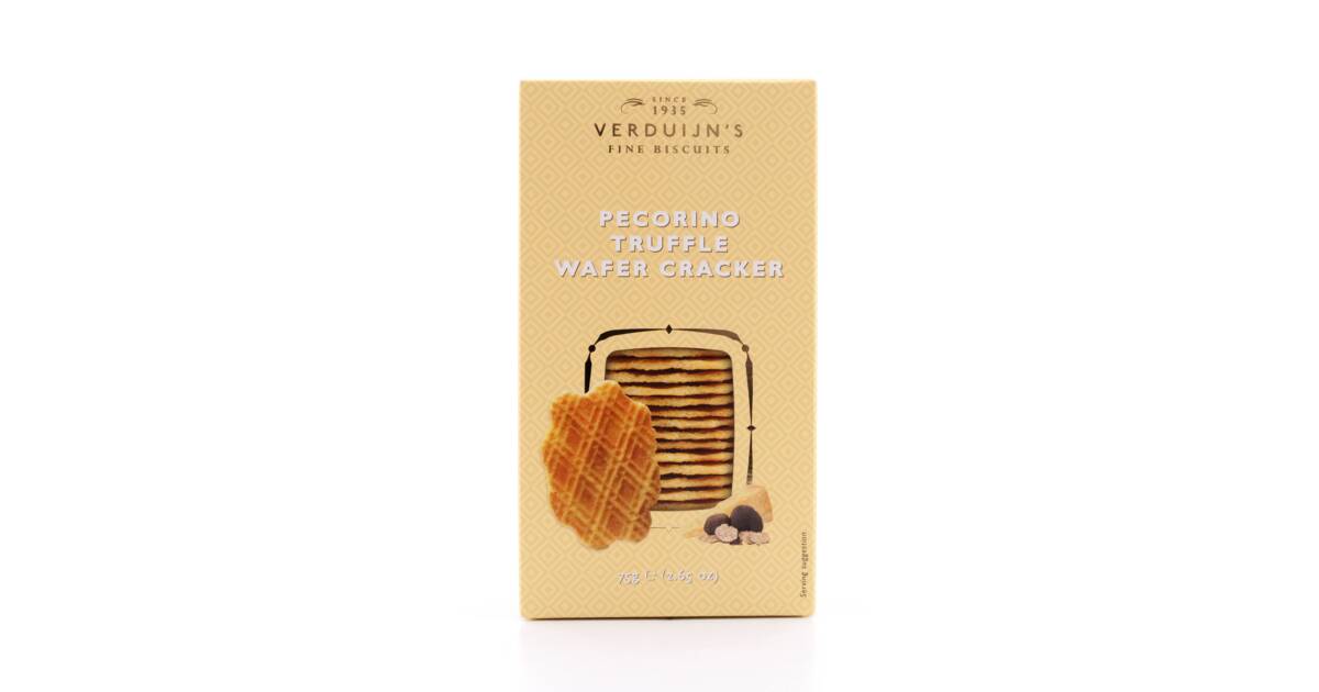 Verduijn's Pecorino Truffle Wafer Cracker Waffeln mit Pecorino-Käse und ...